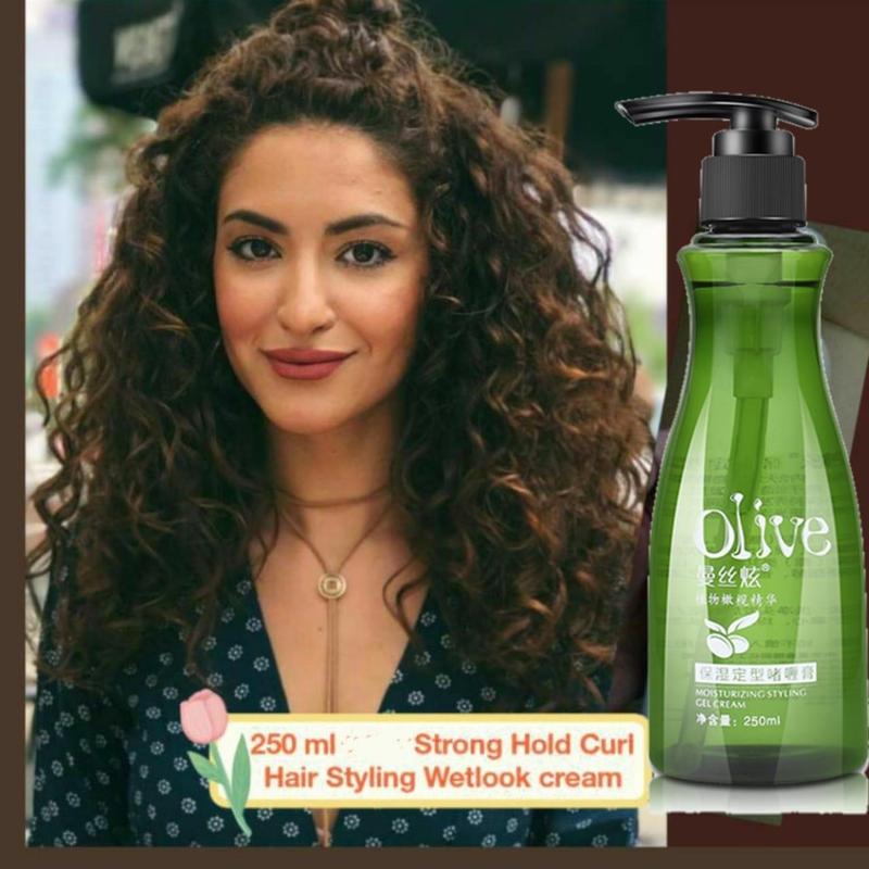Olive Natural Defining Curly Enhancer Cream Curl Hair Enhancing ...