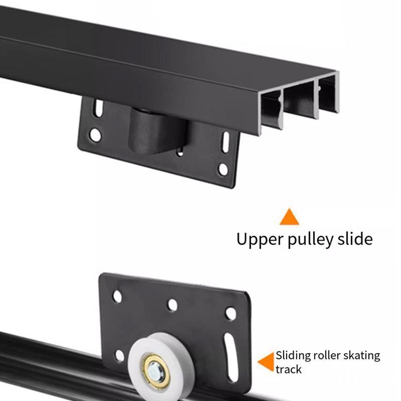 1pcs Sliding Door Rollers Nylon Alloy Mute Nylon Roller Retractable ...