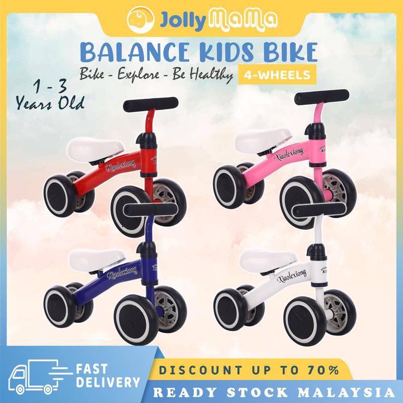 4 Wheels Baby Sport Balance Walker Glider Bike Learning Walking ...
