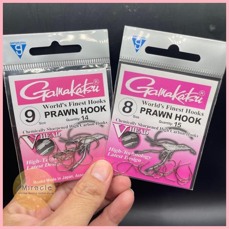 ยึดรูปแบบเดียวกัน ตะขอตกกุ้ง Gamakatsu Praw Hook #8 มี 15ตัว - TikTok ...
