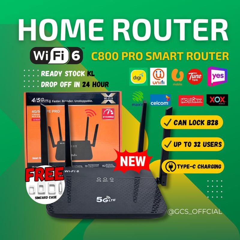 Ready Stock 2024🔥C800 Pro Home Modem 4G CPE Wifi Router Hom - TikTok ...
