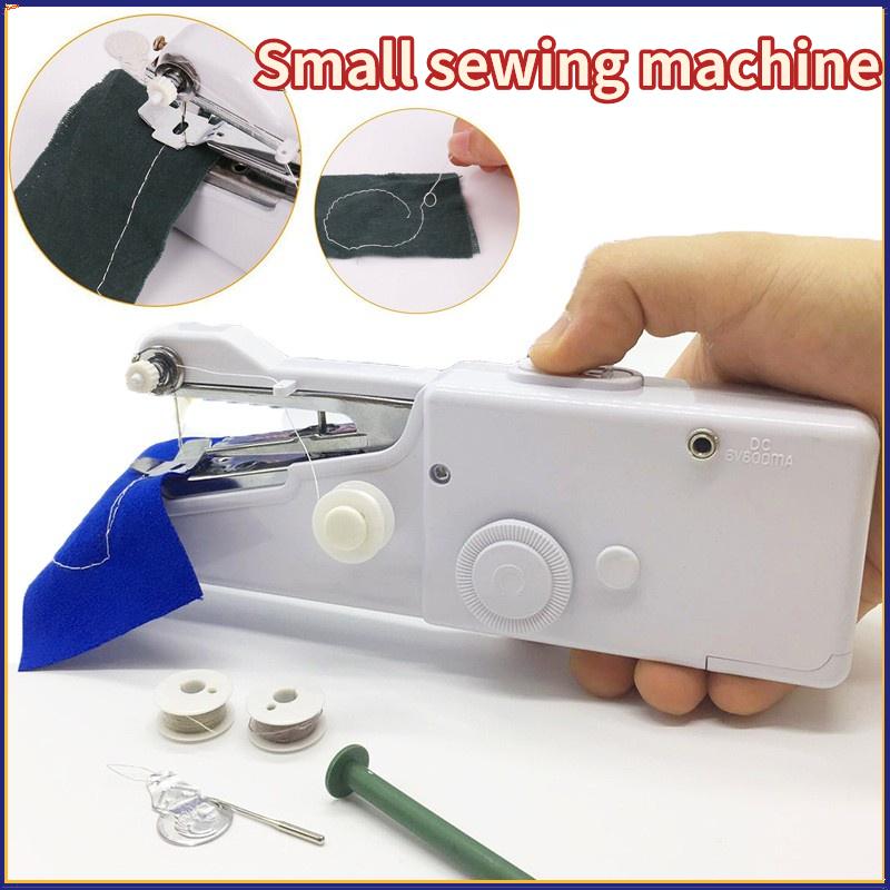 Portable Mini Handy Sewing Machine Cordless Handheld Sewing Kit ...