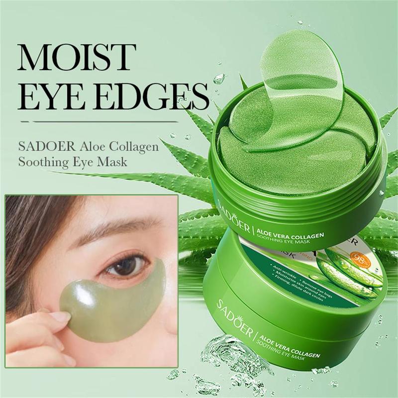 Topeng Mata Aloe Vera, SADOER, 60PCS / 30pasang, Topeng Mata - TikTok ...