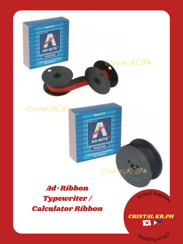 Ad-Rite Ribbon For Manual Typewriter/Electronic Calculator Sold ...