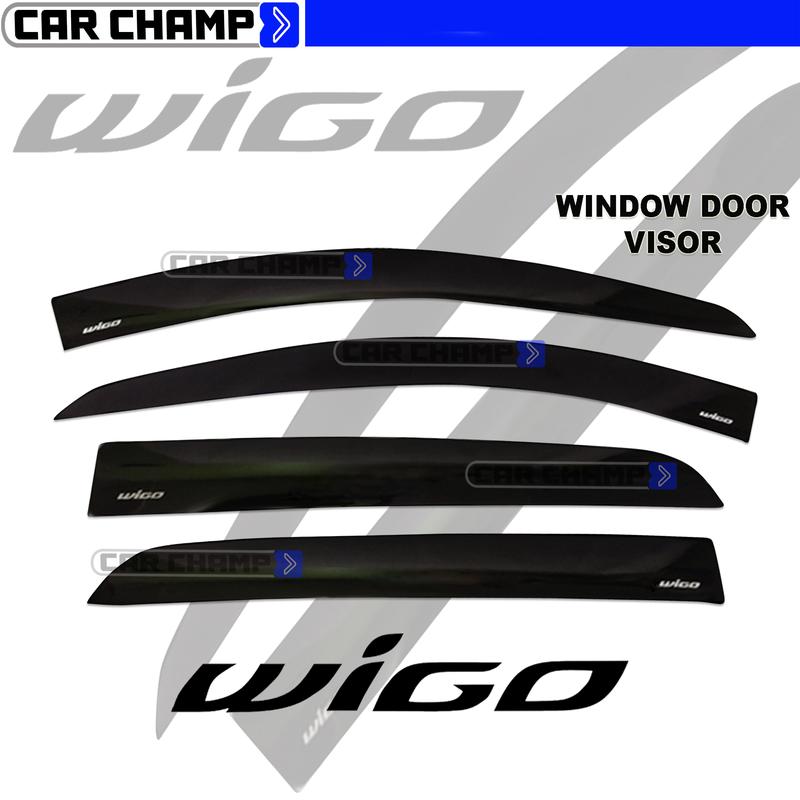 Toyota Wigo 2014 to 2022 V1 OEM Window Door Visor Black / Rain - TikTok ...