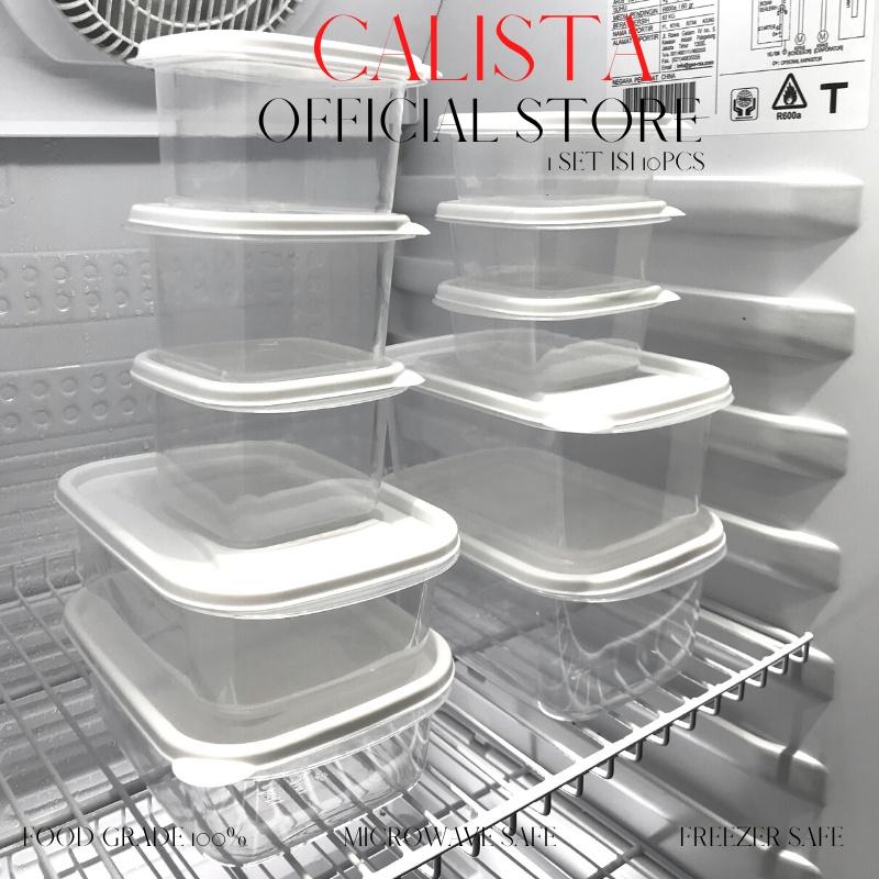 TOPLES KULKAS SET CALISTA OITA PUTIH SET ISI 10PCS/ TOPLES FOOD ...