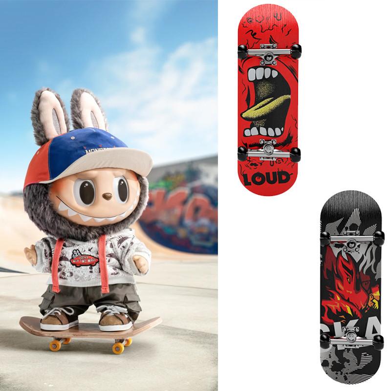 TK labubu decoration Wooden Fingerboard Scooter Skate Board ...