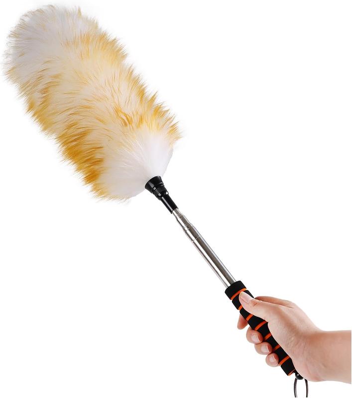 Lambswool Extendable Cleaning Duster 26-64 Inch, Anti-Static - TikTok Shop