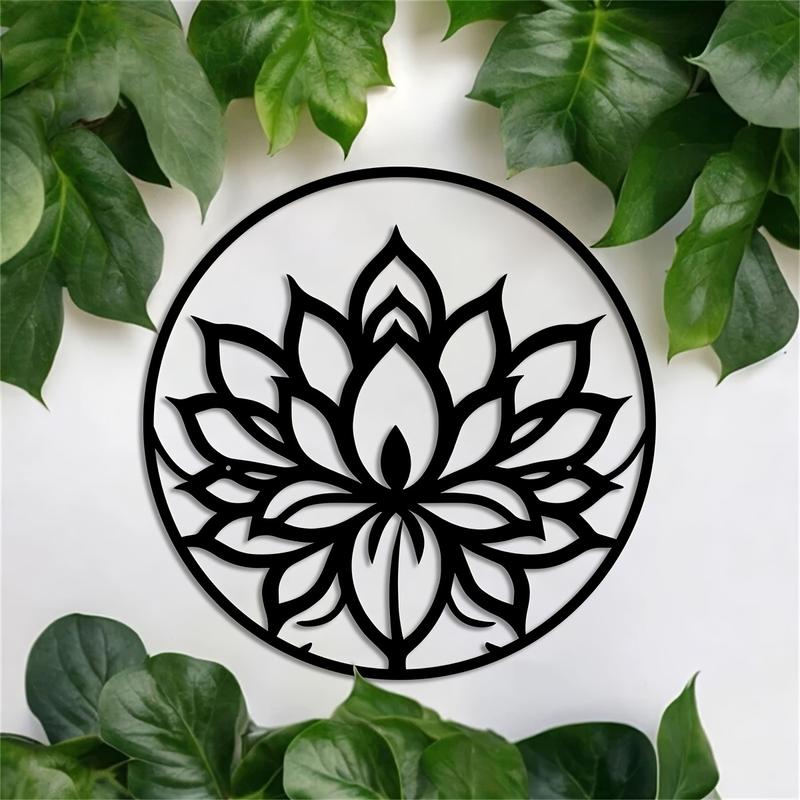 Seni Dinding Plastik Bunga Teratai, Hiasan Gantung Bunga Moden ...