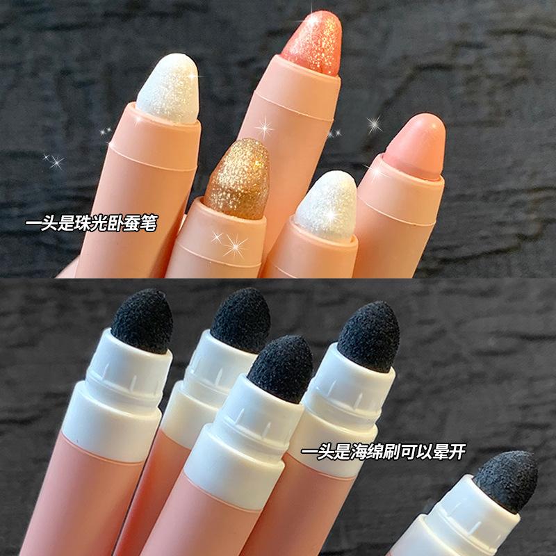 Pen Air Liur Aegyo Dua Hujung Pearlescent Galaxy Coco Merah Jambu ...