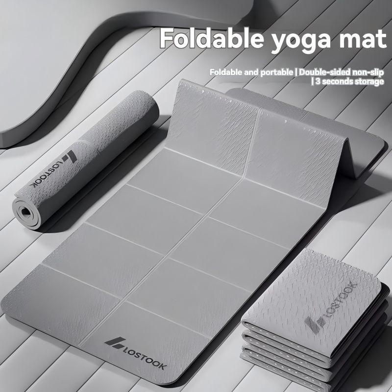 Tikar Yoga Boleh Dilipat, 1 Keping, Diperbuat daripada Bahan Span ...