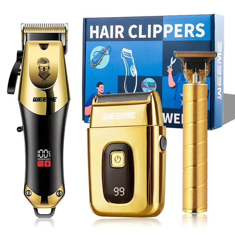 Hair Clipper set, 1 Set Electric Hair Clipper & T-head Trimmer & Razor ...