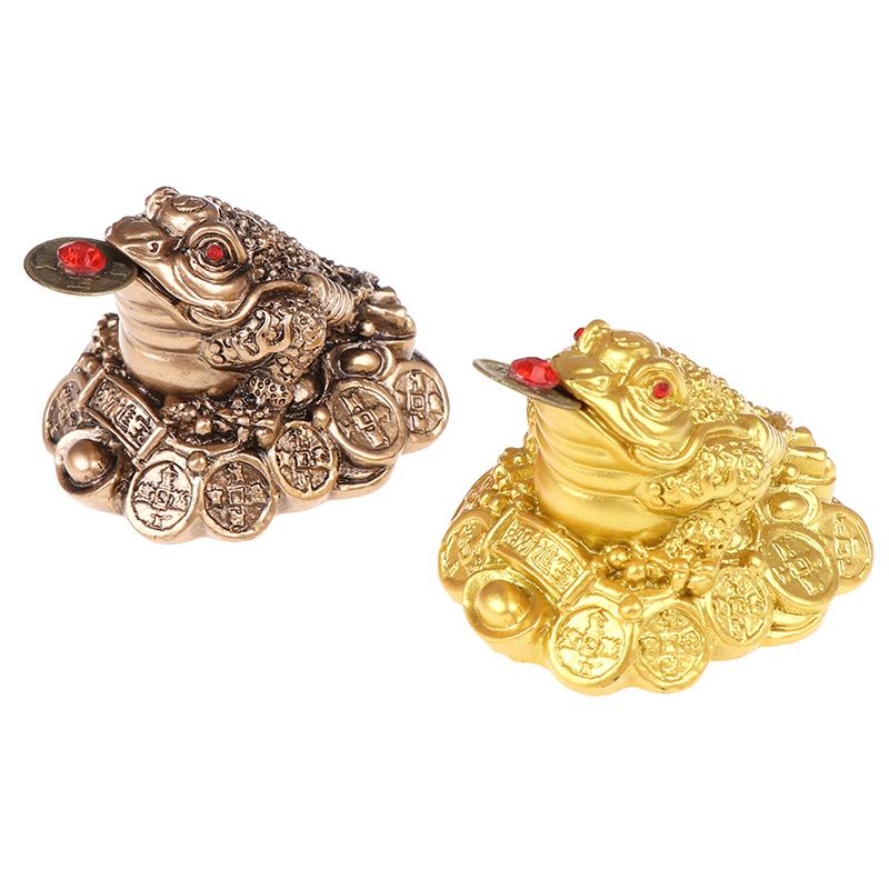 1pc Chinese Fortune Frog Feng Shui Lucky Money Toad Home Office ...