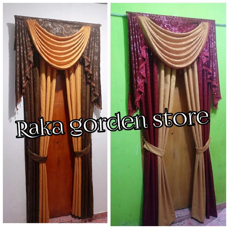 gorden pintu gelombang emboss - Shop | Tokopedia