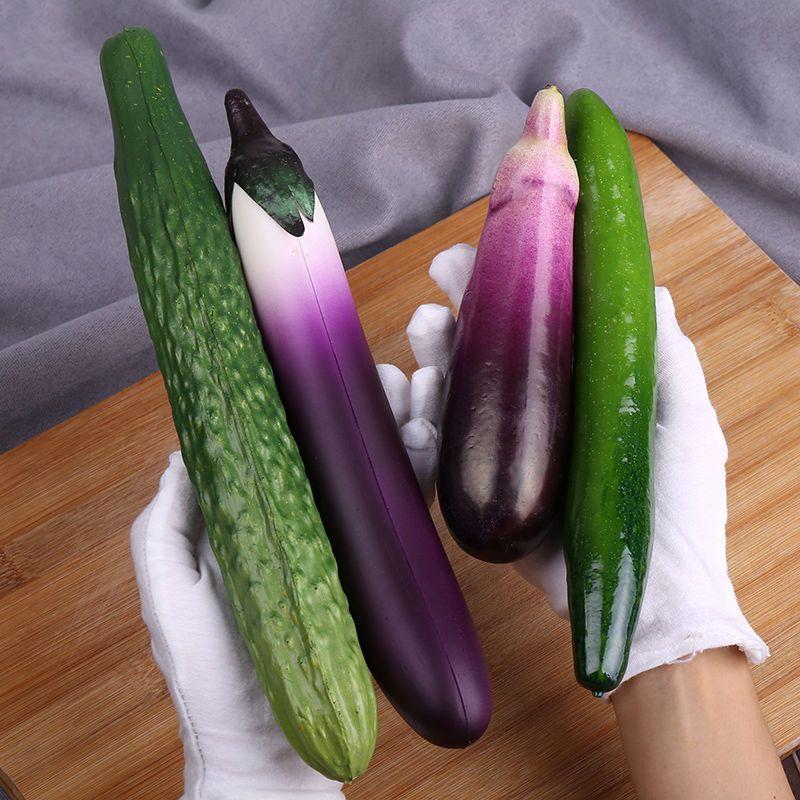 Simulasi Buih Timun Model Terung, Bahan PU, Alat Peraga Menembak ...