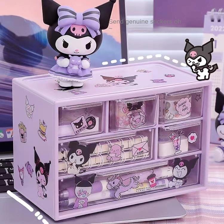 Sanrio Storage Box Clow M Table Storage Box Bedroom Dorm Drawer ...