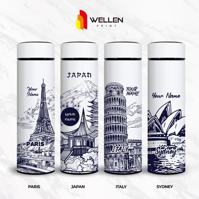 Jual WELLEN PRINT - Cetak Tumbler Botol Minum Sakura Print UV Edisi ...