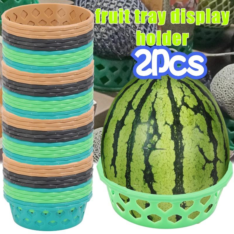 1/2Pcs Watermelon Stand Fruit Support Basket Frame Melon Pumpkin Tray ...