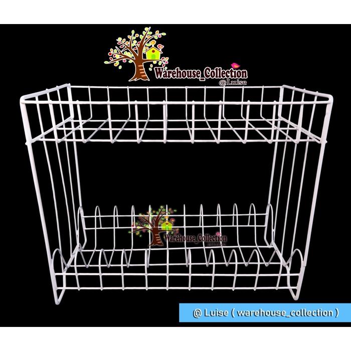 Jual RAK PIRING BESI SUSUN 2 , ANTI KARAT RPK-02 /RAK PENIRIS PIRING ...