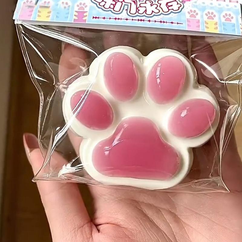 Kawaii Fruit Design Cat Paw Toy Squeeze Toy Sticky and Soft Suitable ...
