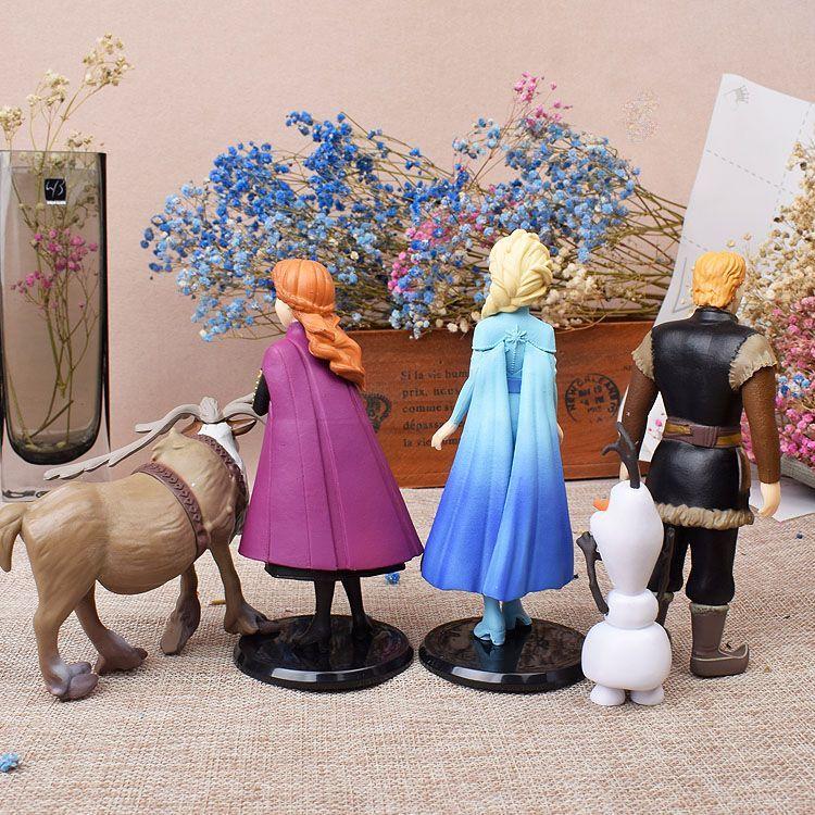 Frozen Anna Princess Elsa Decoration Doll Garage Kit Model Toy - TikTok ...