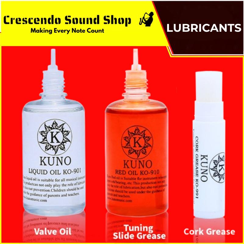 KUNO Valve Oil 50ml & Tuning Slide Grease 50ml &Cork Grease (Musical ...