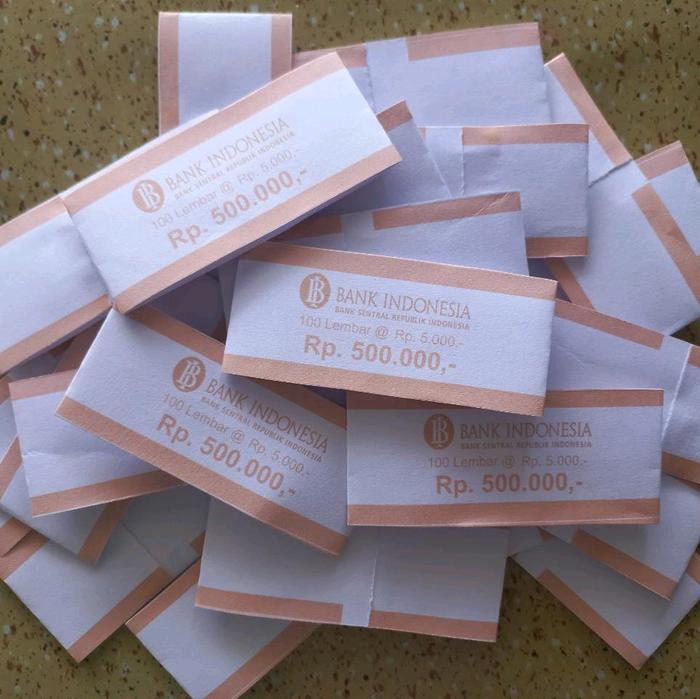 Jual COD || SABUK UANG / BAN UANG 5 RIBU BRI, BCA, MANDIRI, BNI, BSI ...