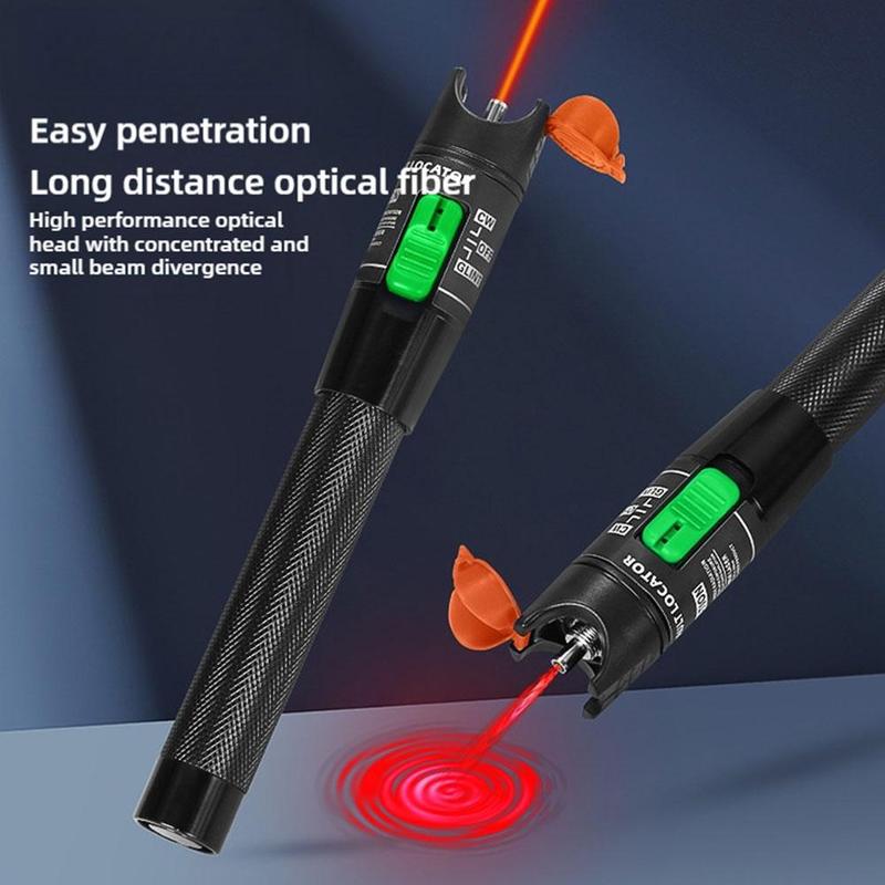 1-60km Optical Fiber Red Pen Light Pen Through Light Pen Red - TikTok ...
