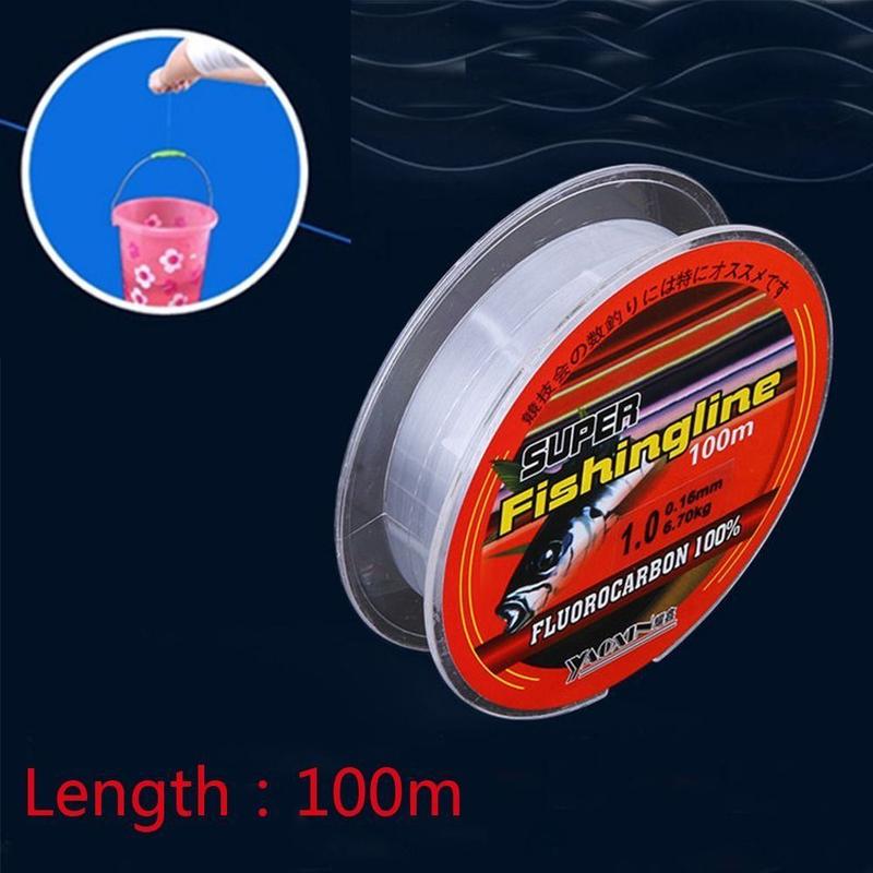 100m Fluorocarbon String Angling 0.8-6LB Nylon PA Tackle Wire - TikTok ...