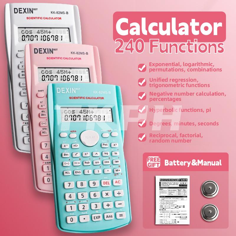 DEXIN 82MS Student Calculator Test Special Scientific Calculator ...