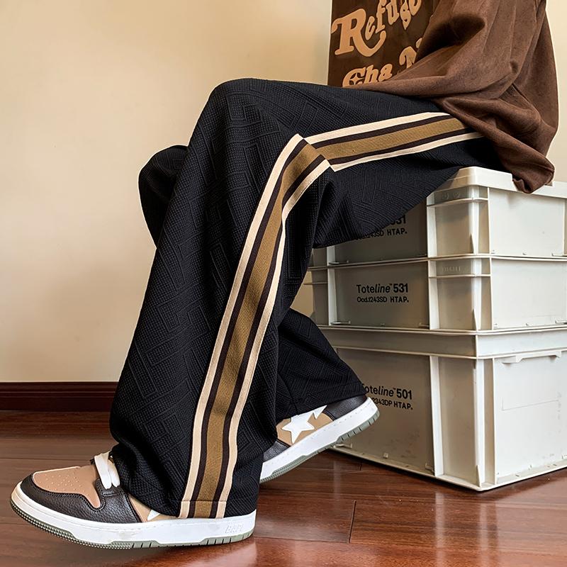 Korean Style Corduroy Baggy Pants for Men Korean Baggy Straight ...