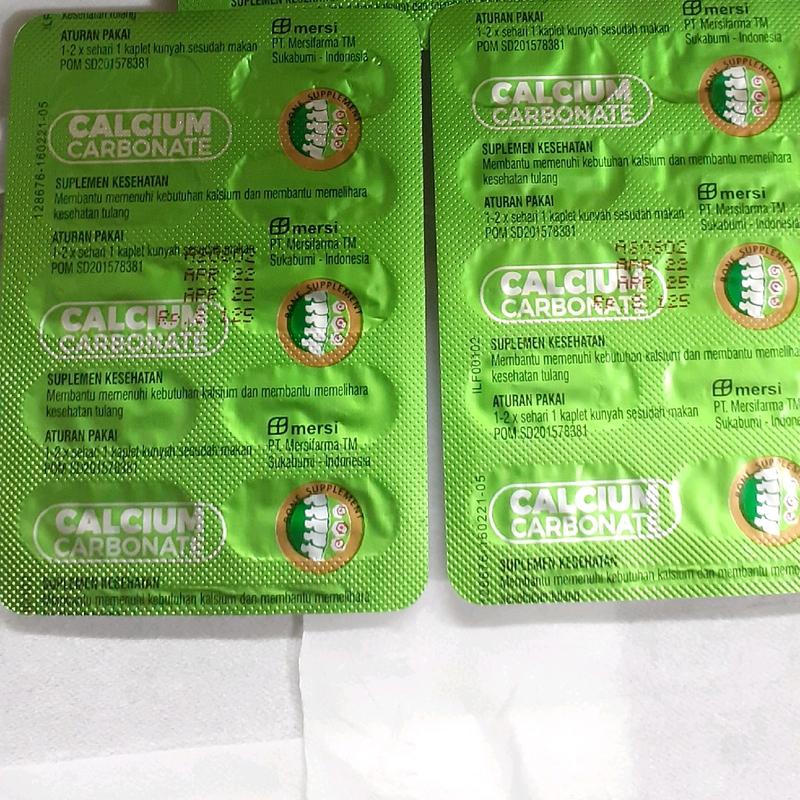 CALCIUM CARBONATE 10 CAP- Membantu memenuhi kebutuhan kalsium - Shop ...