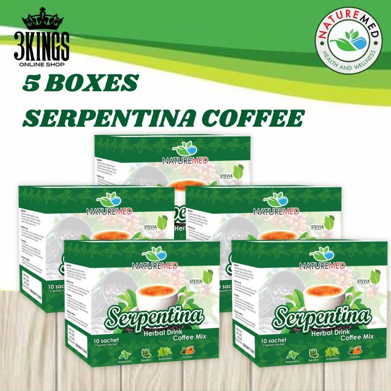 Serpentina Coffee 5 Boxes NatureMed | 21Grams | 10 Sachet Beverage ...