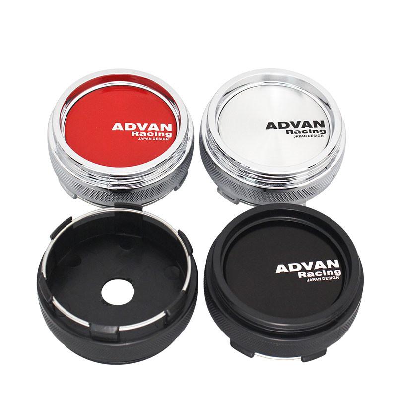 4pcs 66mm Advan Racing Wheel Center Caps Hub Car Replacement - TikTok ...