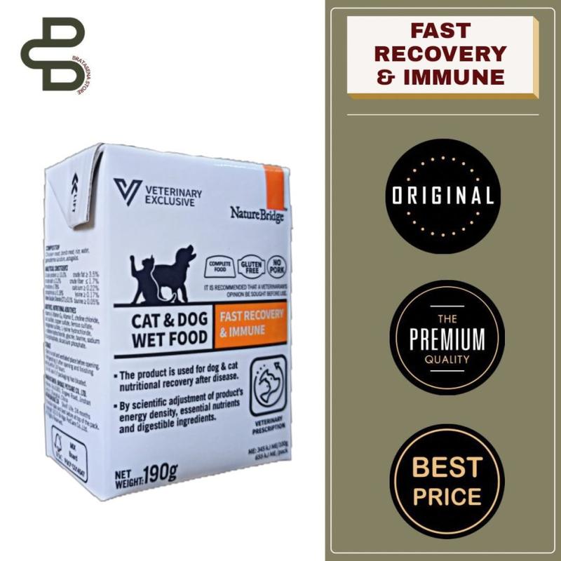 NATURE BRIDGE FAST RECOVERY & IMMUNE FOR CAT & DOG WET FOOD 190GR ...