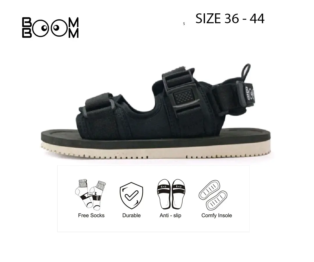 Sandal Gunung Pria Premium Terbaru Casual Harian Sendal Aesthetic 100 ...