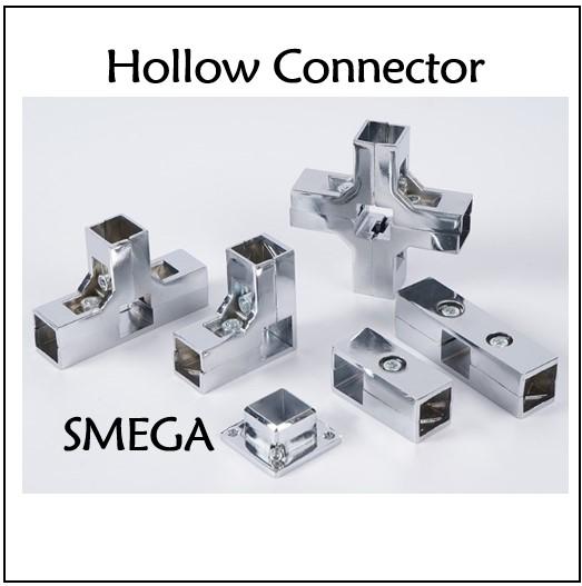 SMEGA Aluminium Hollow Fitting Joint Connector Penyambung Bracket ...