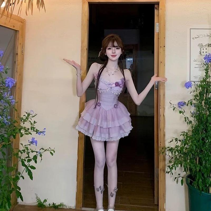 Spaghetti Strap Lingerie Womenswear Formal Super Fairy Purpl - TikTok ...