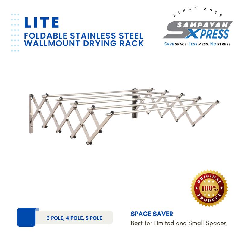 Sampayan Xpress LITE 5 Poles Retractable Stainless Steel Wal - TikTok ...