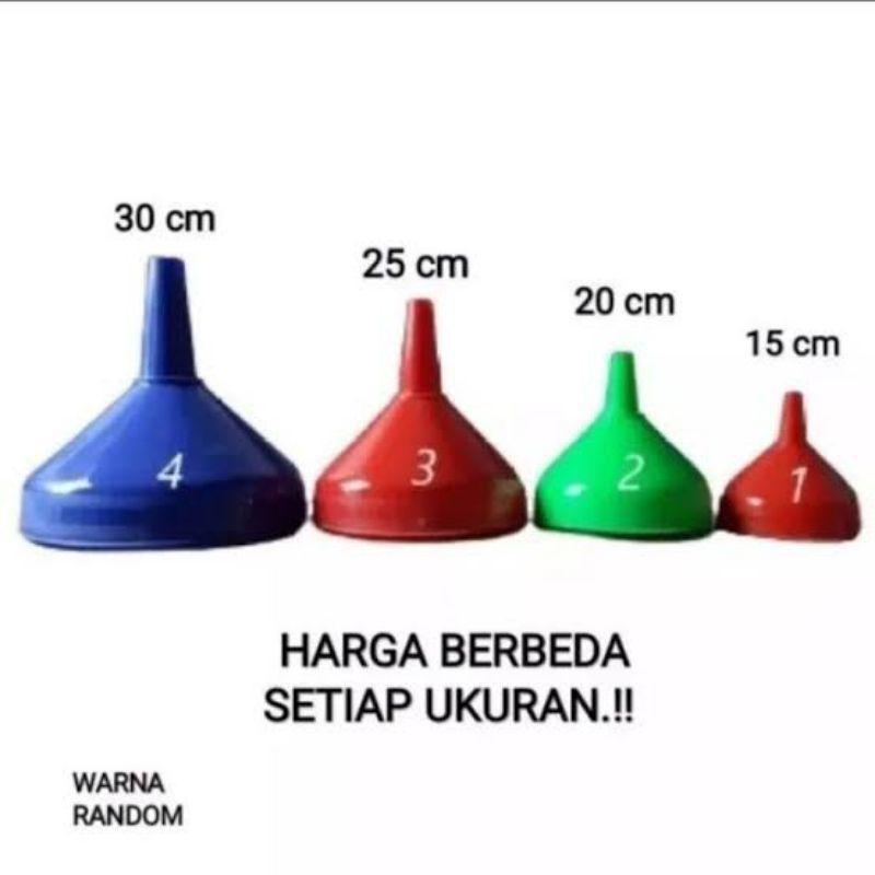 Corong Plastik Serbaguna / Corong Air Minyak Pelastik Warna / Funnel ...