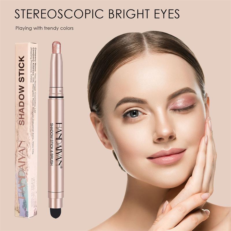 Double-ended Eyeshadow Stick Waterproof Eyeshadow Pen Highlight ...