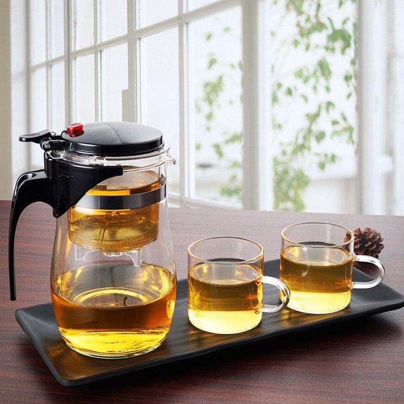 Tea Pot Glass Teapot Filter Tea Set Heat-Resistant Kettle Chinese ...