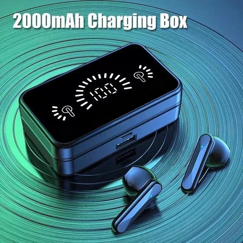 Alat Dengar Bluetooth Tanpa Wayar, TWS S20 Asli, Skrin Paparan LED ...