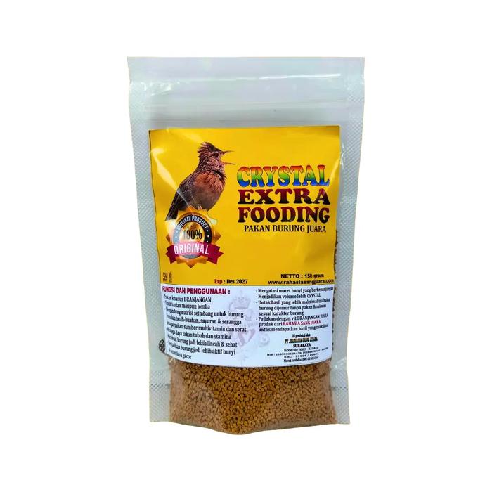 Promo Crystal Extra Fooding Branjangan Pakan Voer Burung Branjangan ...