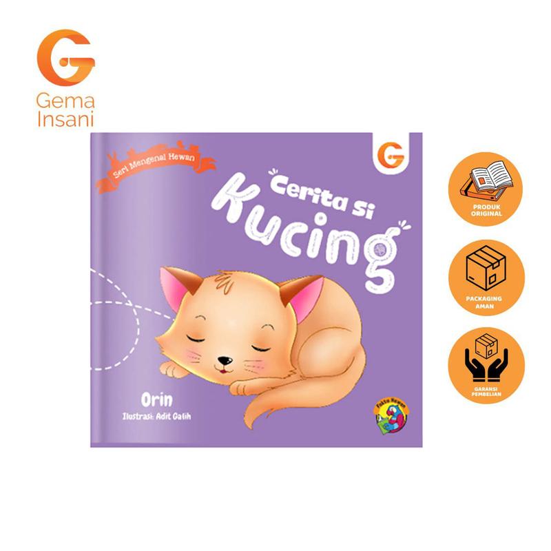 Gema Insani Buku Anak Cerita Si Kucing The Story Of Cat Belajar - Shop ...