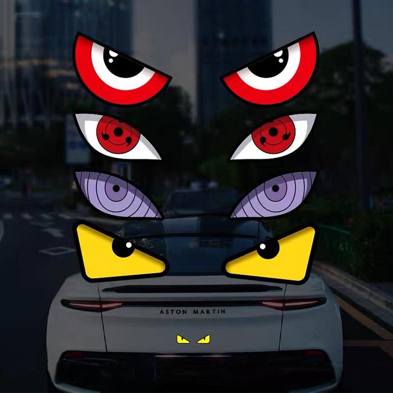 Naruto Eyes Reflective Car Stickers Syaringan Car Body Window - TikTok ...