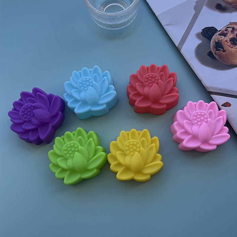 Acuan Silikon Bunga, Set 5PCS, Sabun Mawar 3D Buatan Tangan DIY ...