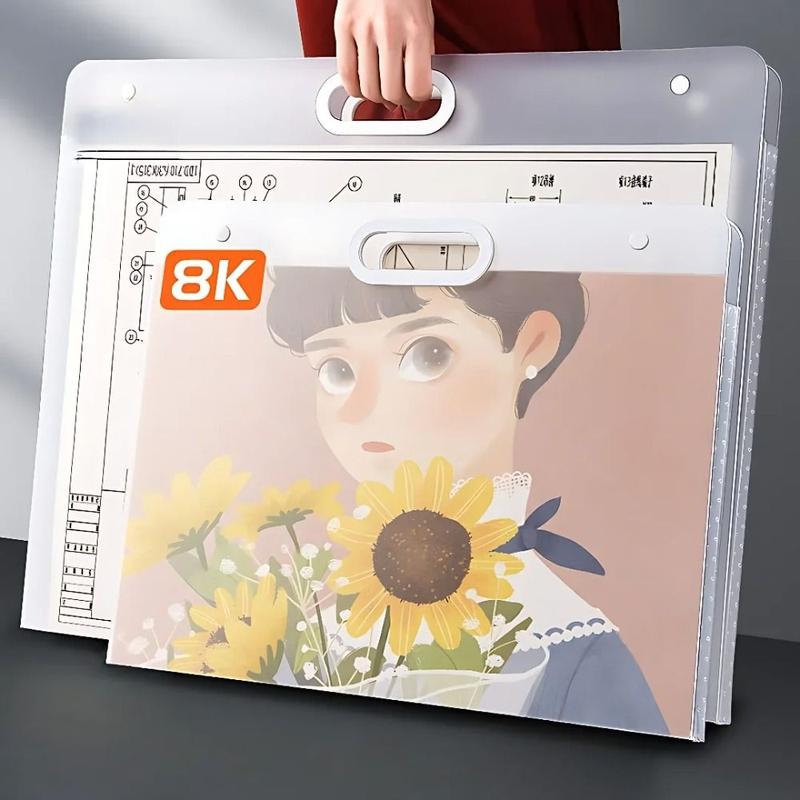 Portfolio Seni, Beg Tangan Penyimpanan Kertas Lakaran, Kapasiti ...