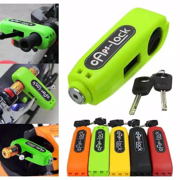 Jual kunci pengaman motor anti maling/kunci handle rem dan kopling aman ...