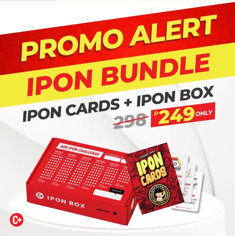 Ipon Cards with Ipon Box By Chinkee Tan Chinkshop - TikTok Shop Philippines